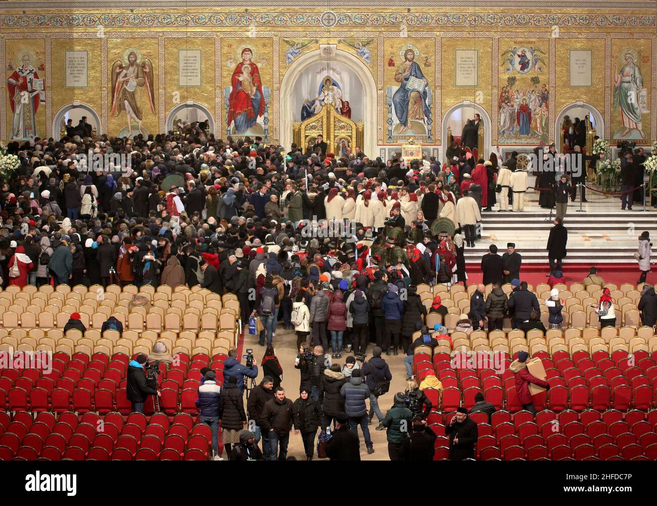 Bucharest, Romania - November 25, 2018: Consecration ceremony of ...