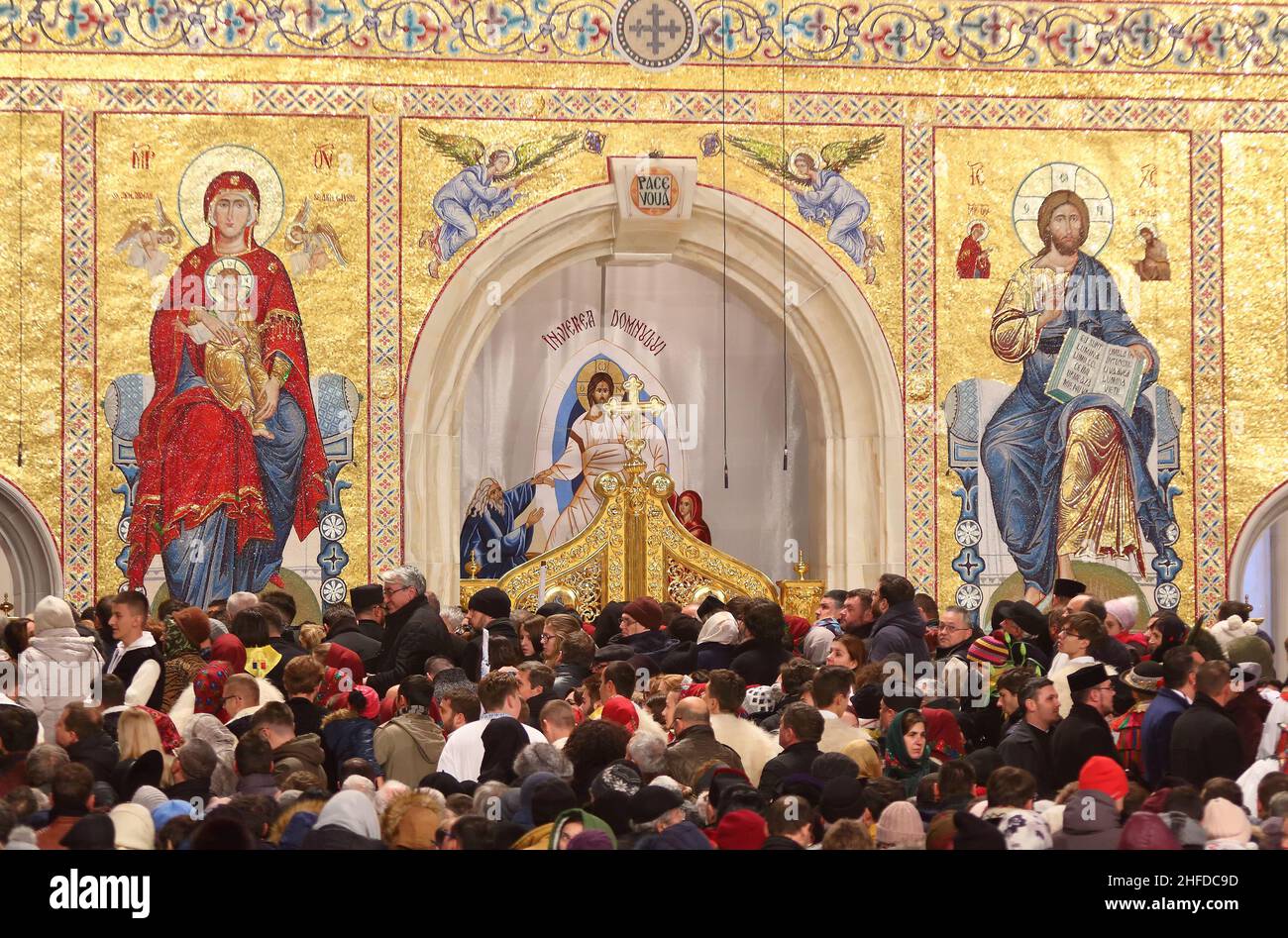 Bucharest, Romania - November 25, 2018: Consecration ceremony of ...