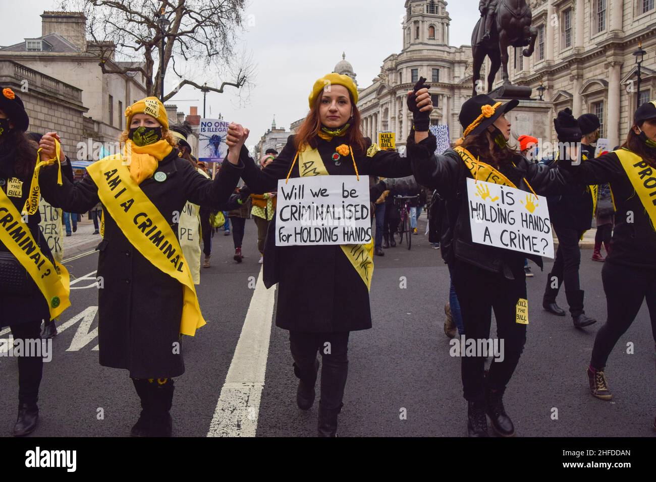 Human protest hold hands hi-res stock photography and images - Alamy