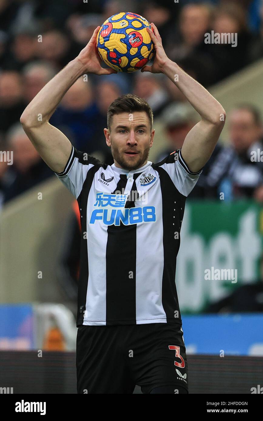Paul Dummett #3 of Newcastle United in action during the game Stock ...