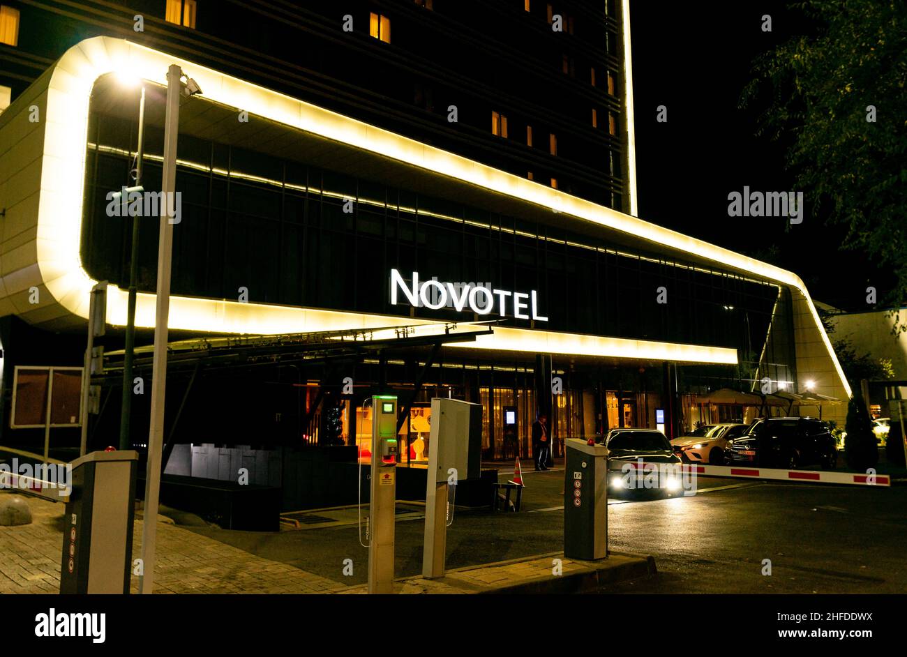 Novotel hotel building, Dostyk Ave 104 A, Almaty, Kazakhstan, Central ...