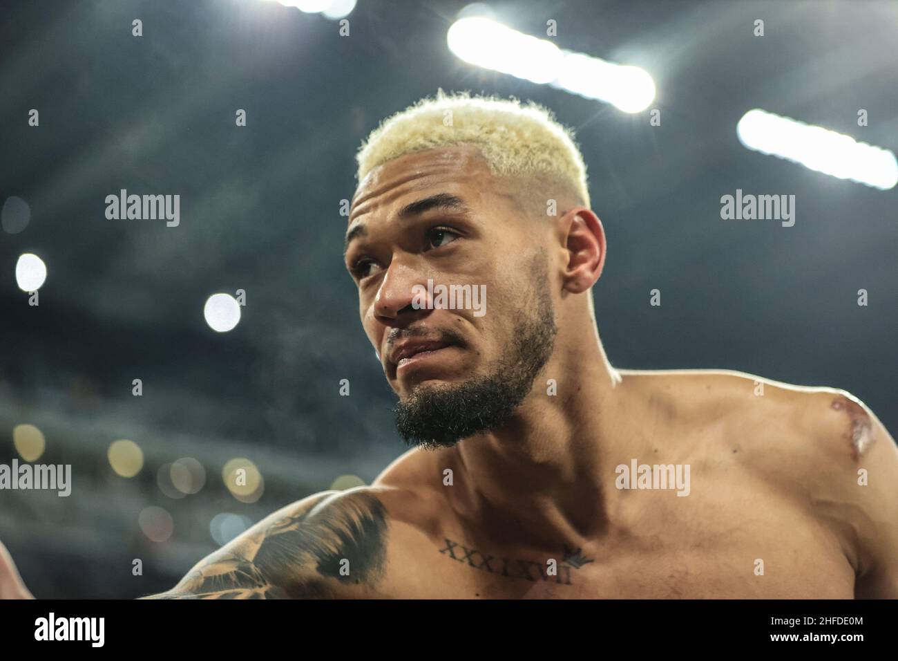 Joelinton #7 of Newcastle United’s tattoos Stock Photo - Alamy