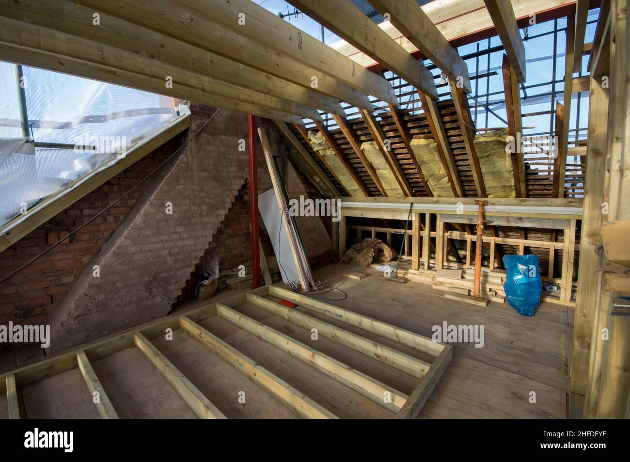 Europe, UK, England, London, loft conversion Stock Photo - Alamy