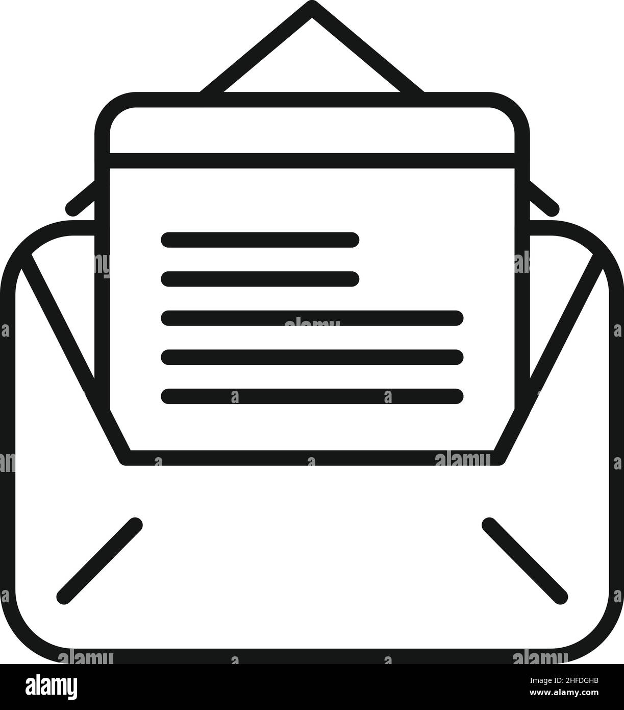 Mail exam icon outline vector. Final study. Work test Stock Vector ... Mail exam icon outline vector. Final study. Work test Stock Vector ...