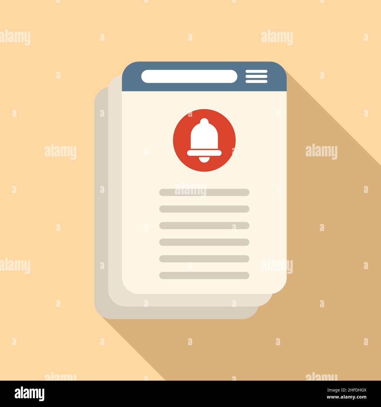 Subscription membership icon flat vector. Business model. Plan fee ...