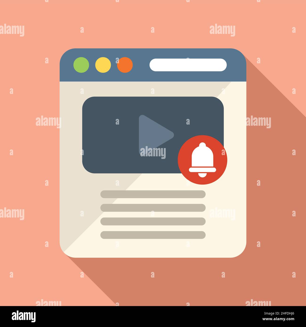 Subscription service icon flat vector. Model subscribe. Plan economy ...