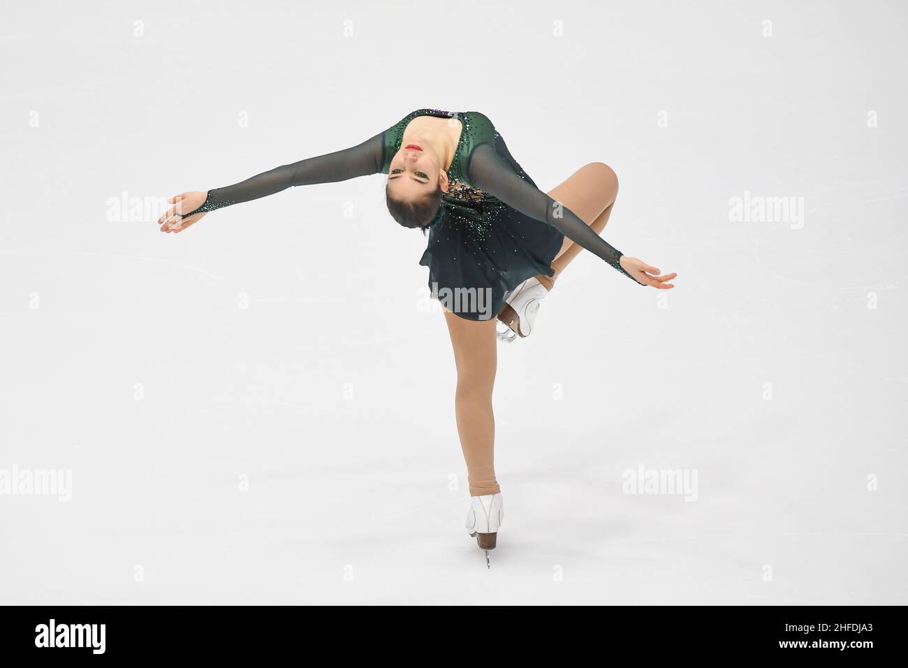 Regina SCHERMANN (HUN), during Women Free Skating, at the ISU European ...