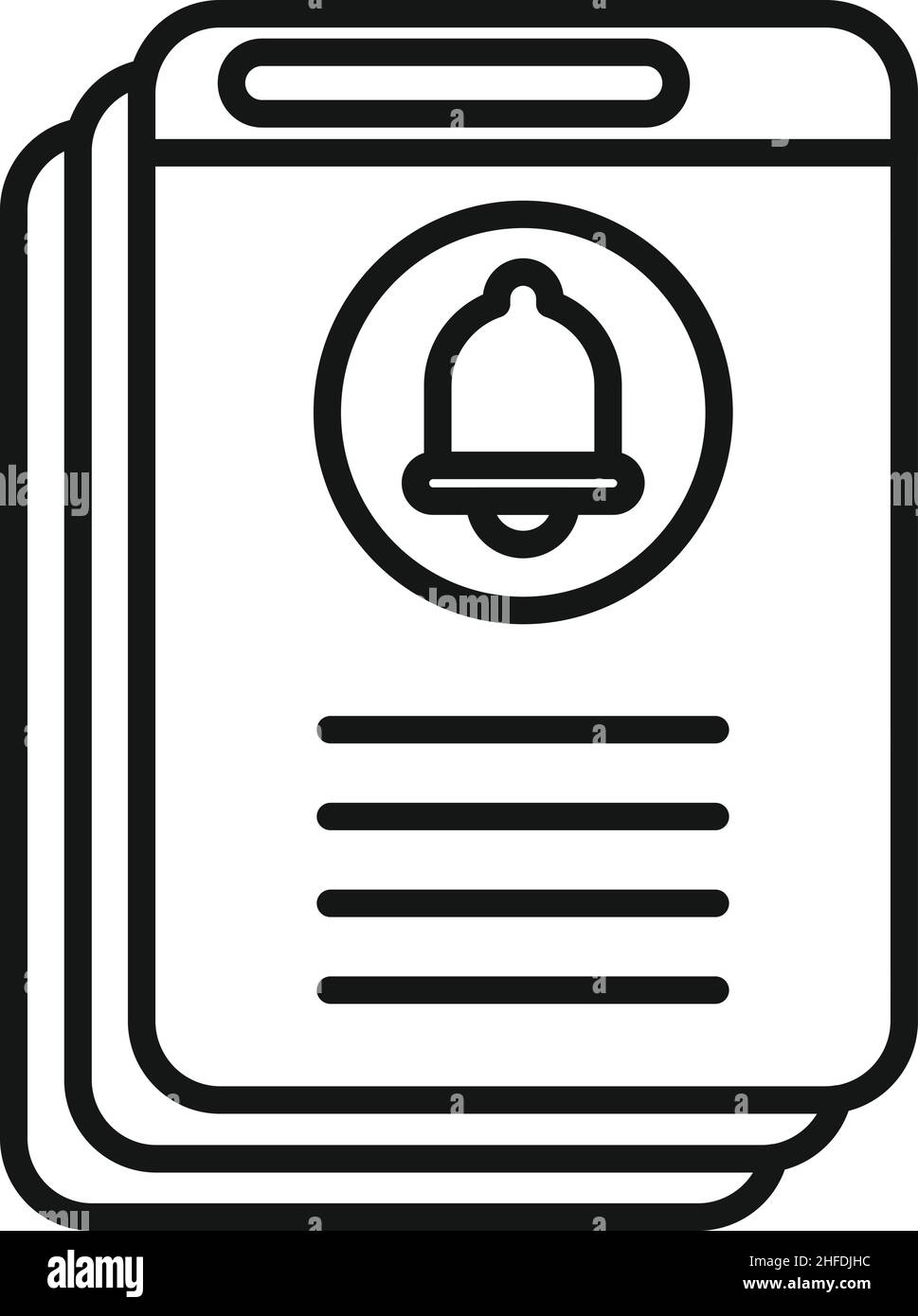 Subscription membership icon outline vector. Business model. Plan fee ...