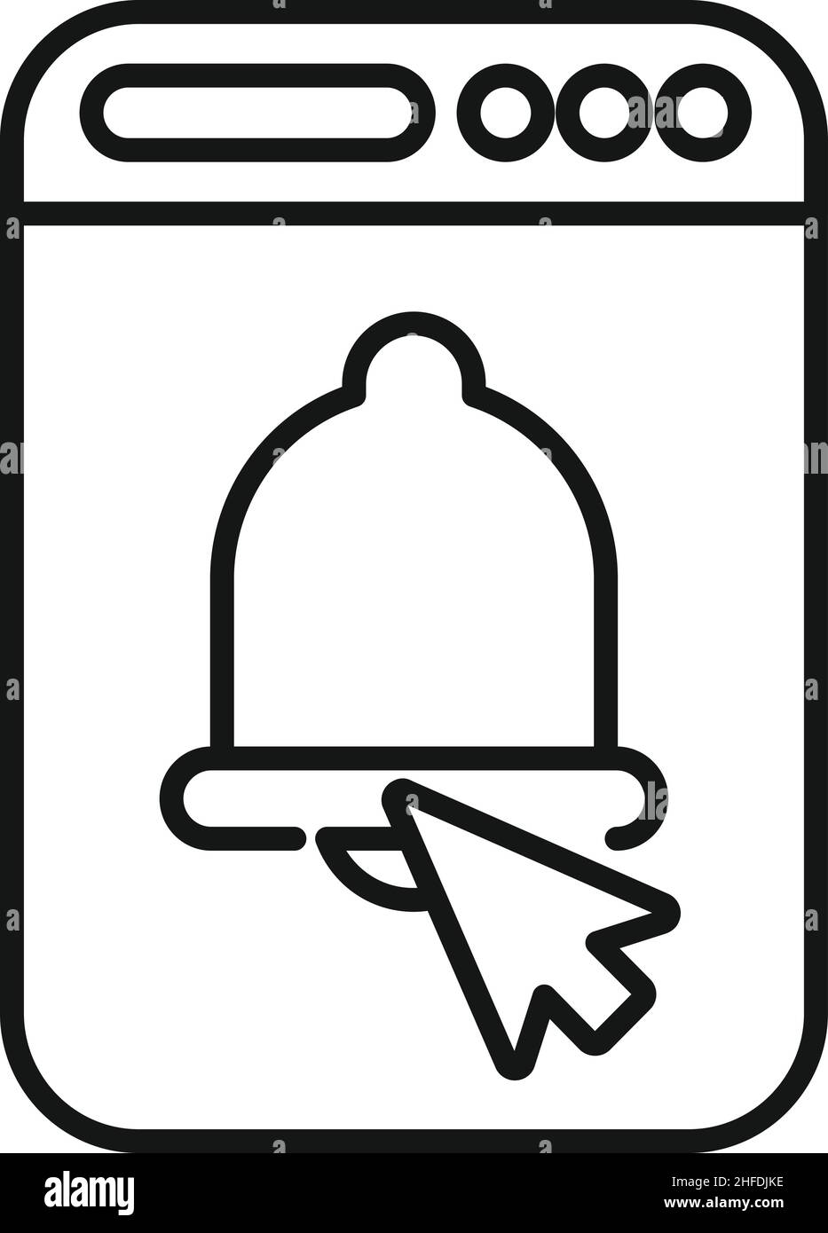 Subscription model icon outline vector. Service subscribe. Business ...