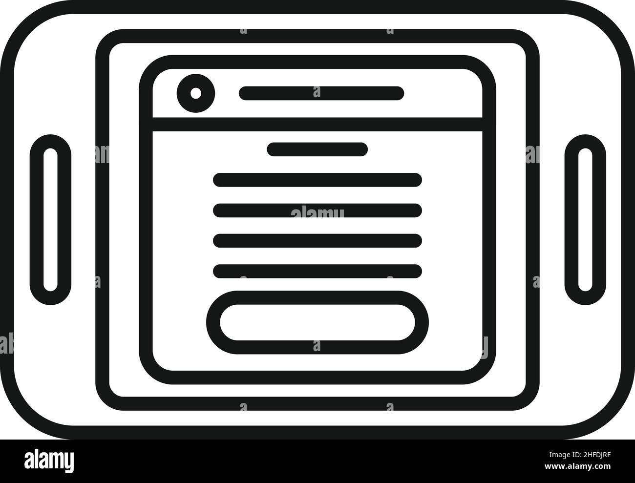 Fee subscription icon outline vector. Model service. Business plan ...