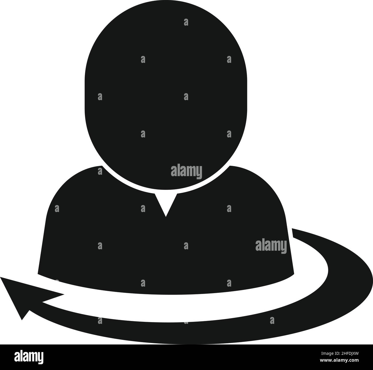 Adaptation icon simple vector. Adapt skill. Business change Stock ...