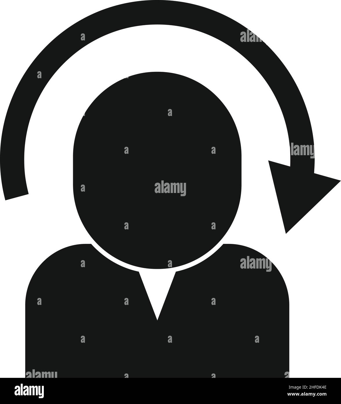 Corporate adapt icon simple vector. New work. Adaptive team Stock ...