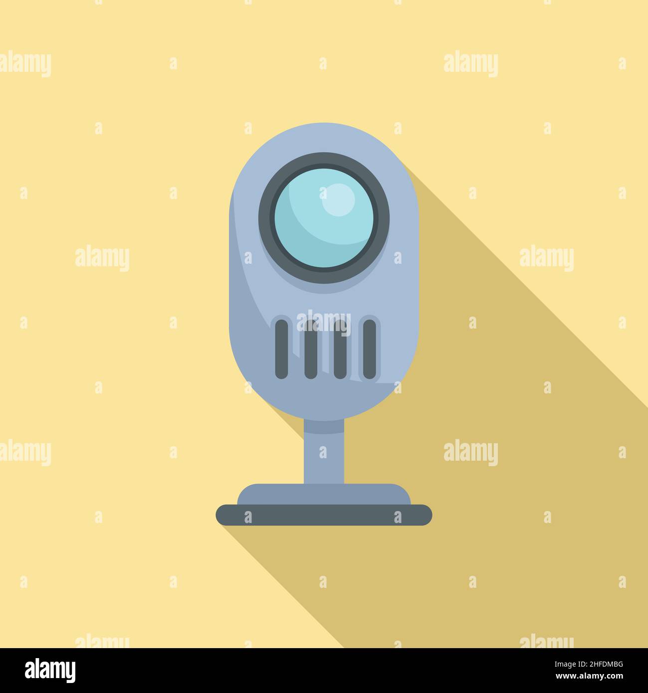 Baby monitor icon flat vector. Radio infant. Newborn toy Stock Vector ...