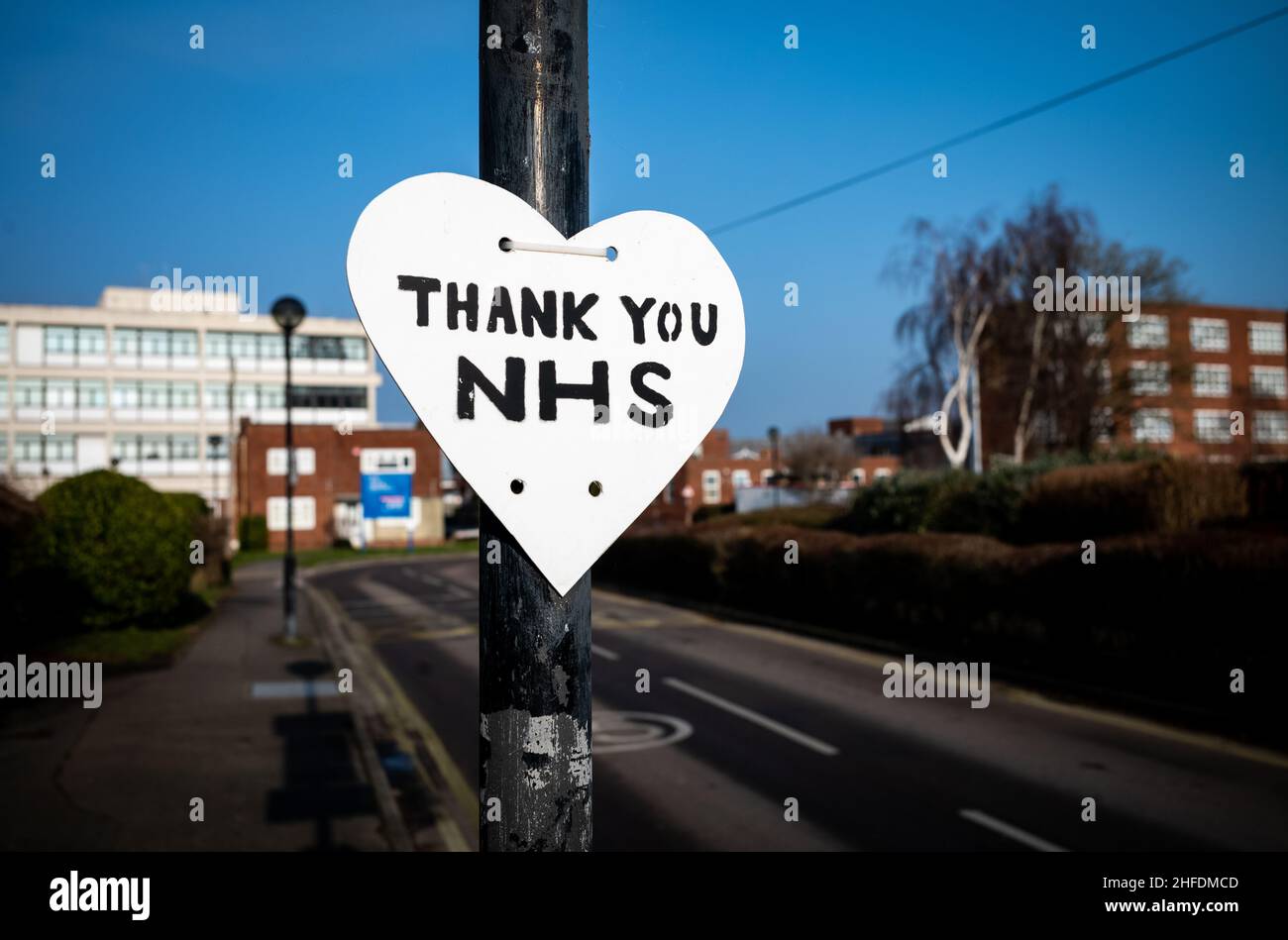 Thank you nhs sign uk hi-res stock photography and images - Alamy