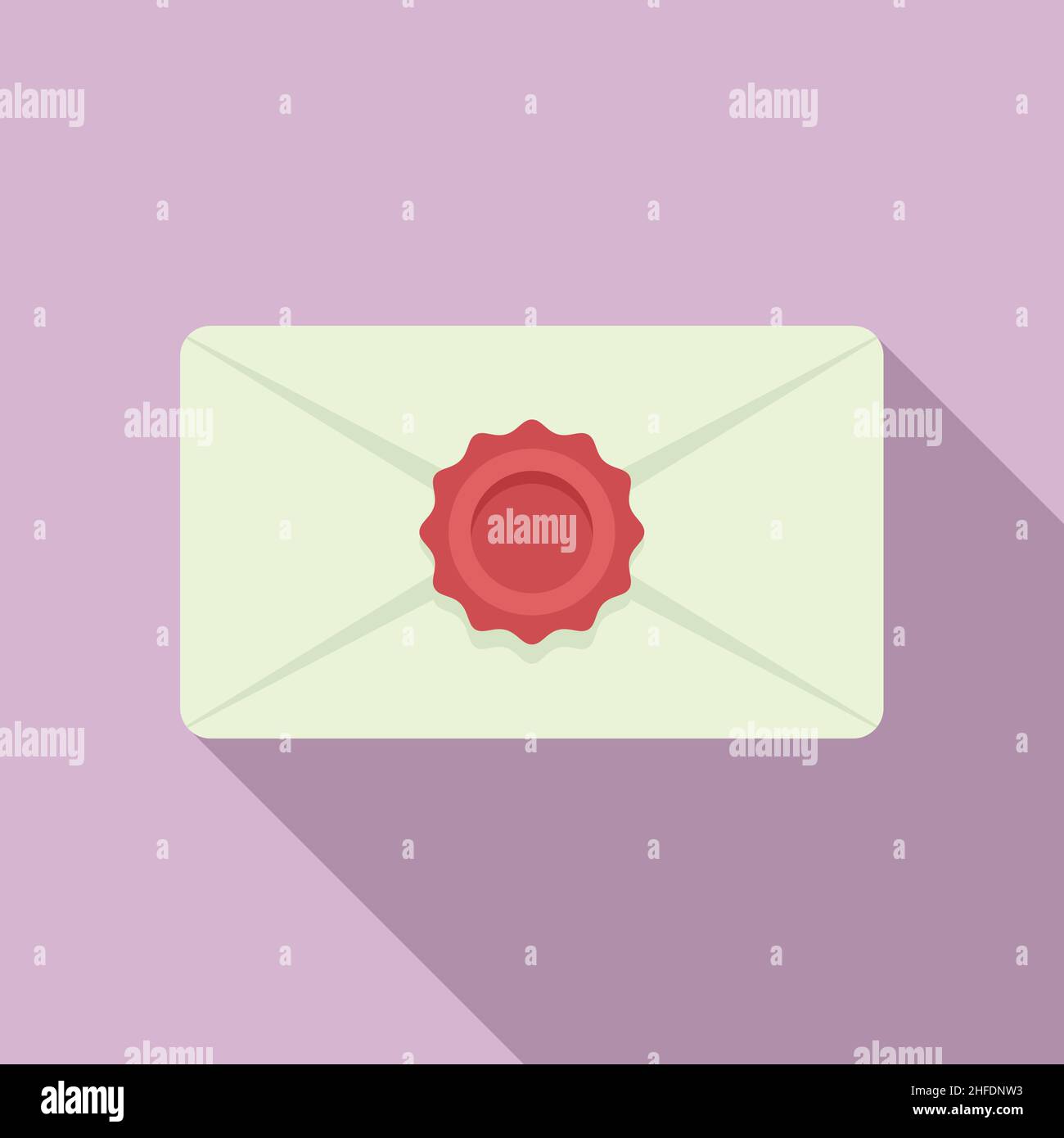 Spam envelope icon flat vector. Mail letter. Email paper Stock Vector ...