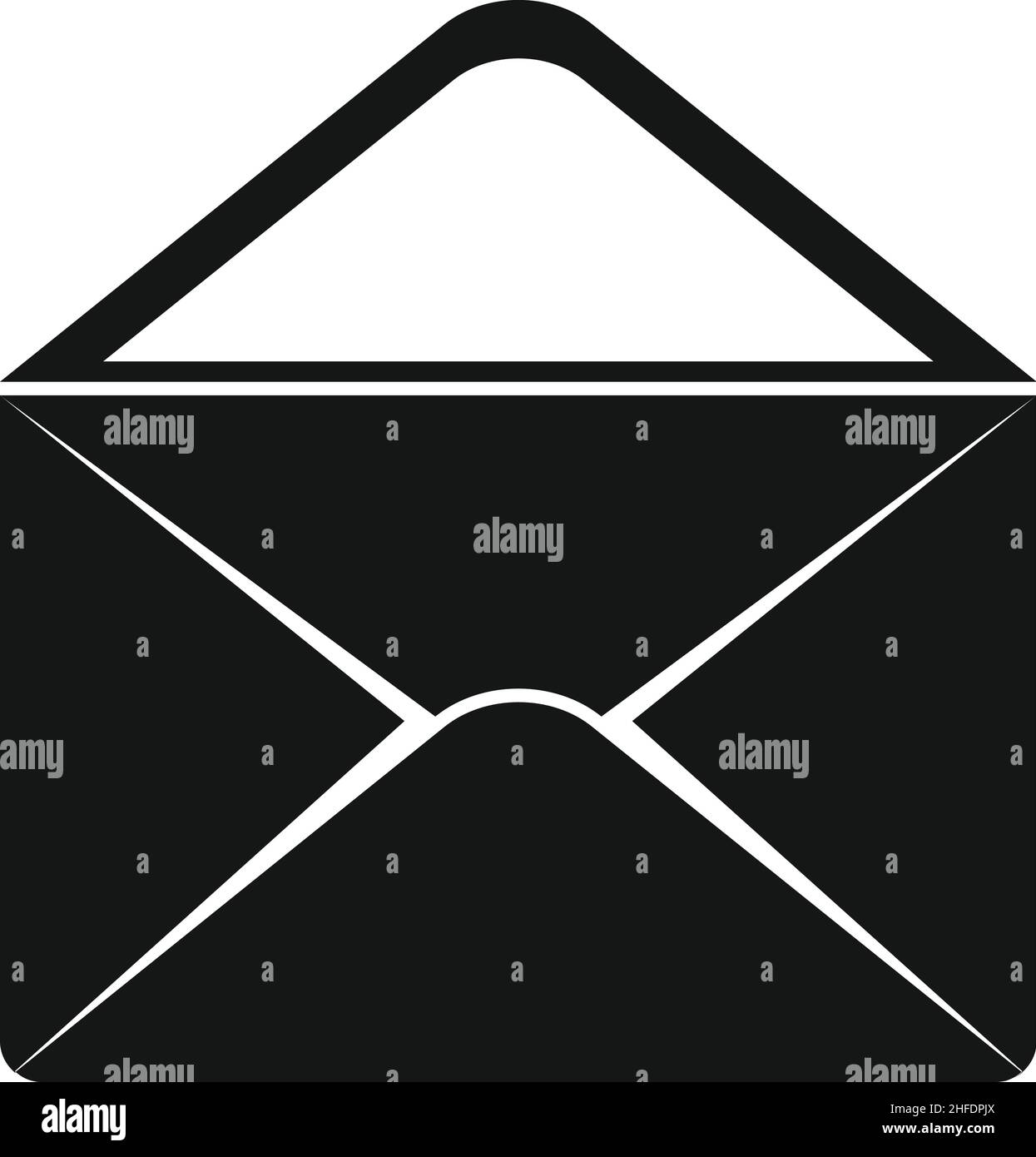 Envelope icon simple vector. Mail letter. Email paper Stock Vector ...