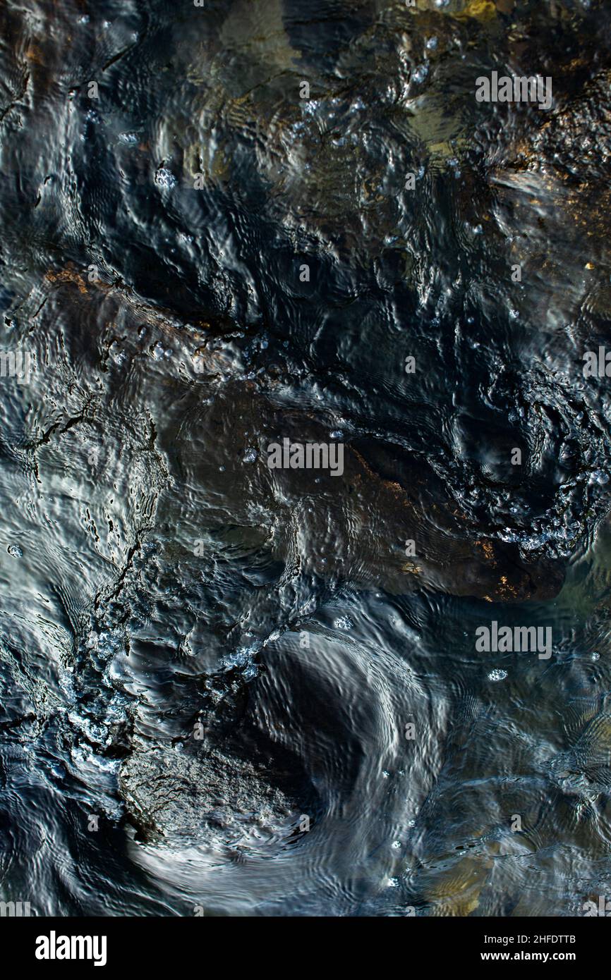 Water detail showing the texture of the surface of water Stock Photo ...