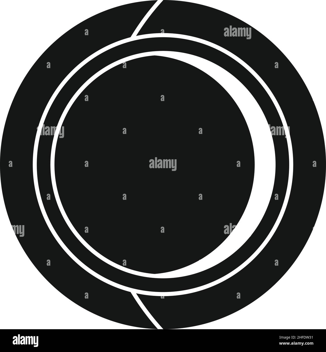 Cooking plate icon simple vector. Dish food. Eat plate Stock Vector ...