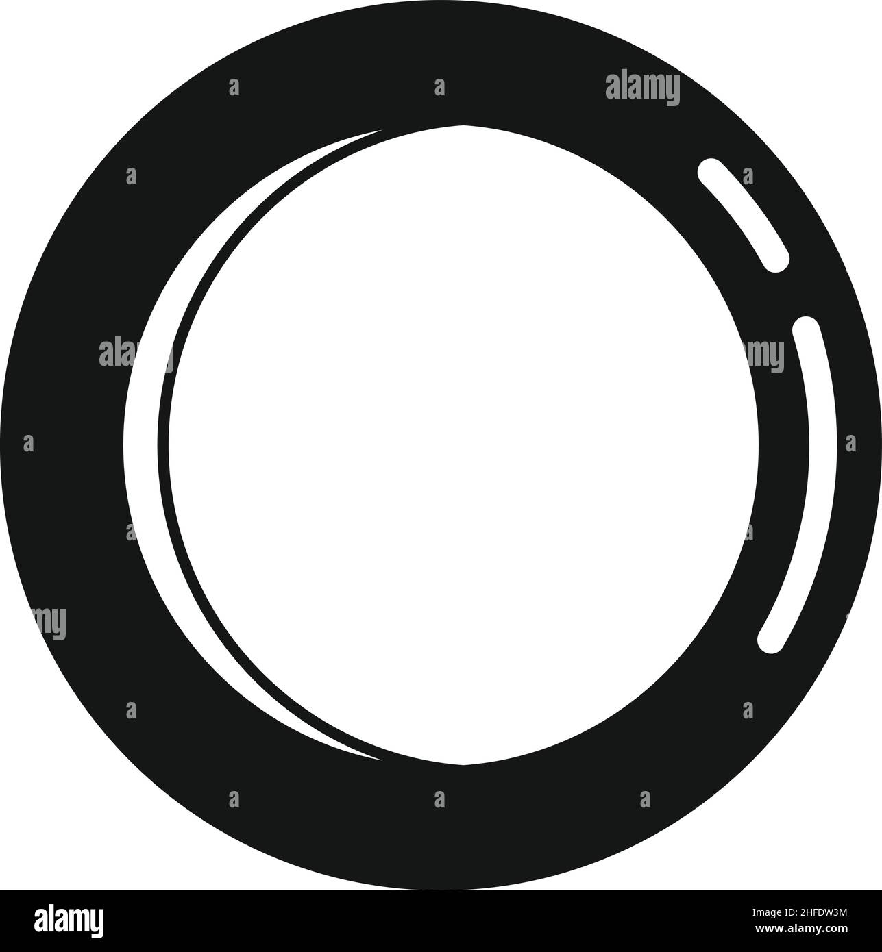 Cooking plate icon simple vector. Dish food. Eat plate Stock Vector ...