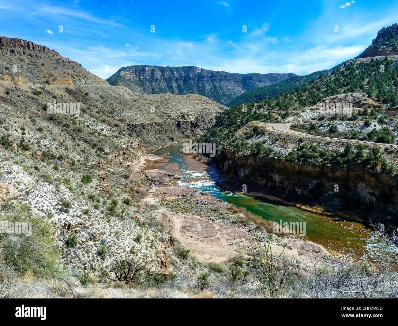 salt river canyon in arizona Stock Photo - Alamy