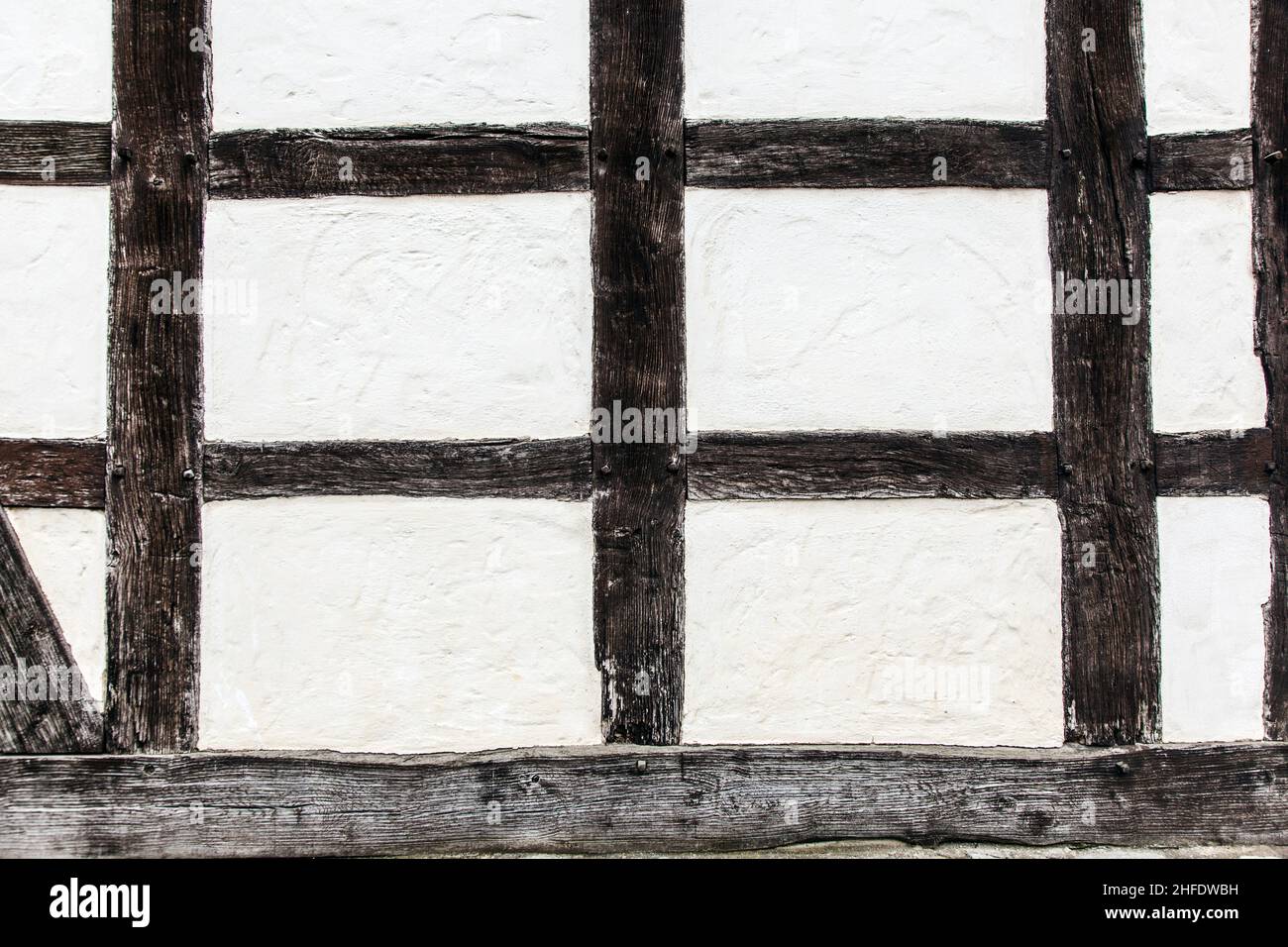 detail of old historic frame house Stock Photo - Alamy