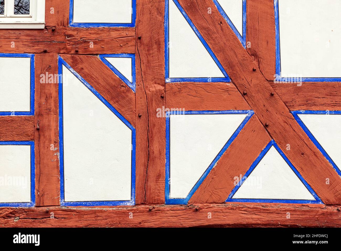 detail of old historic frame house Stock Photo - Alamy