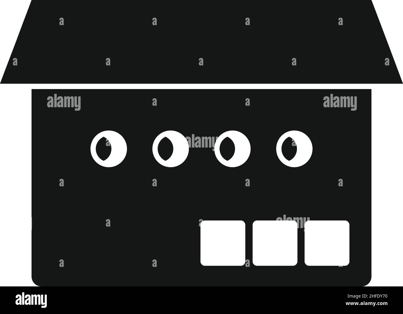 Parcel Box Icon Simple Vector Delivery Package Cardboard Delivery