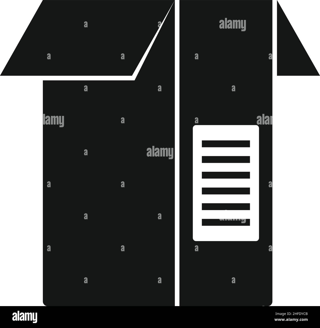 Closed box icon simple vector. Storage box. Carton parcel Stock Vector ...