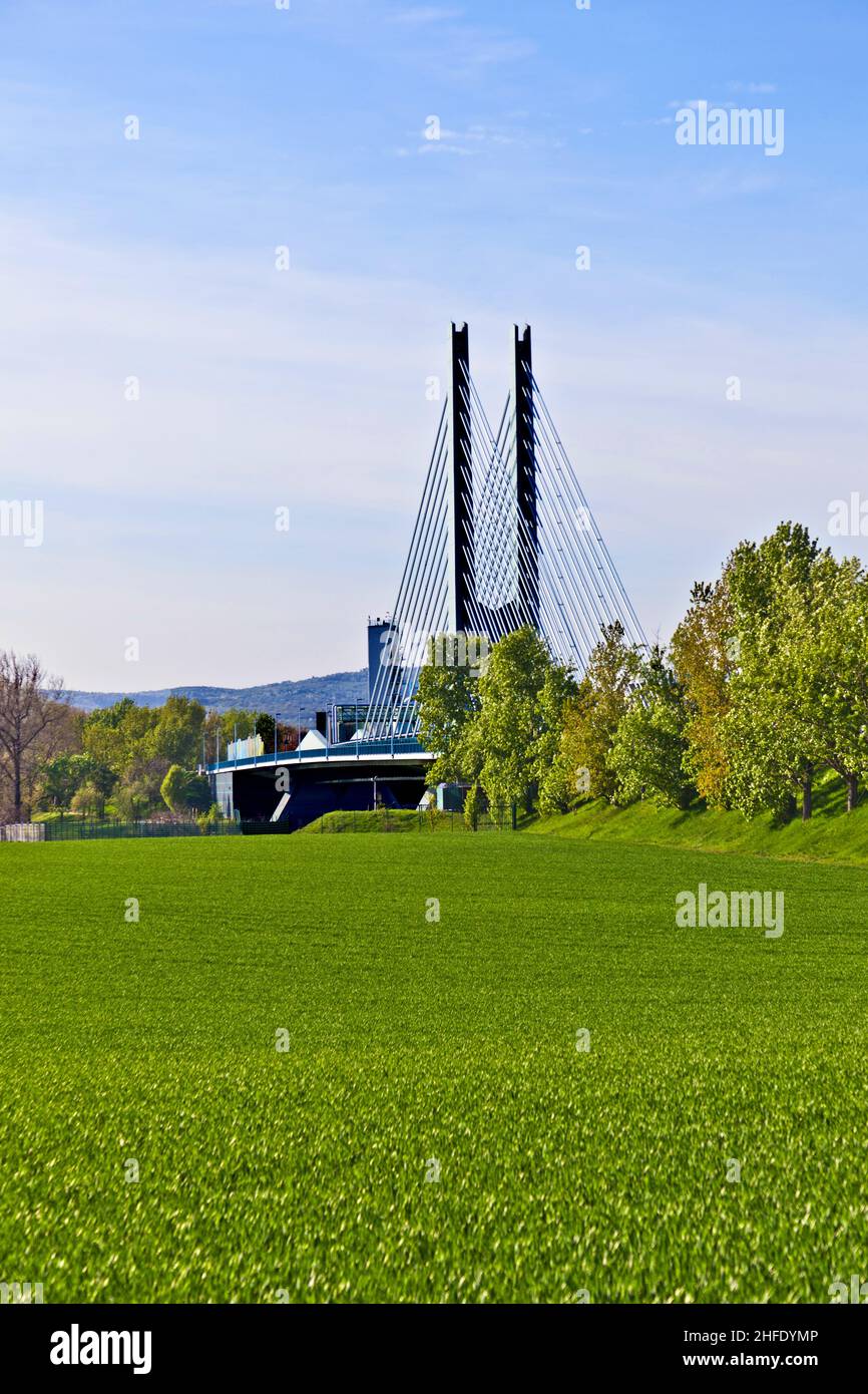 Industry park with silo and chimney Stock Photo - Alamy