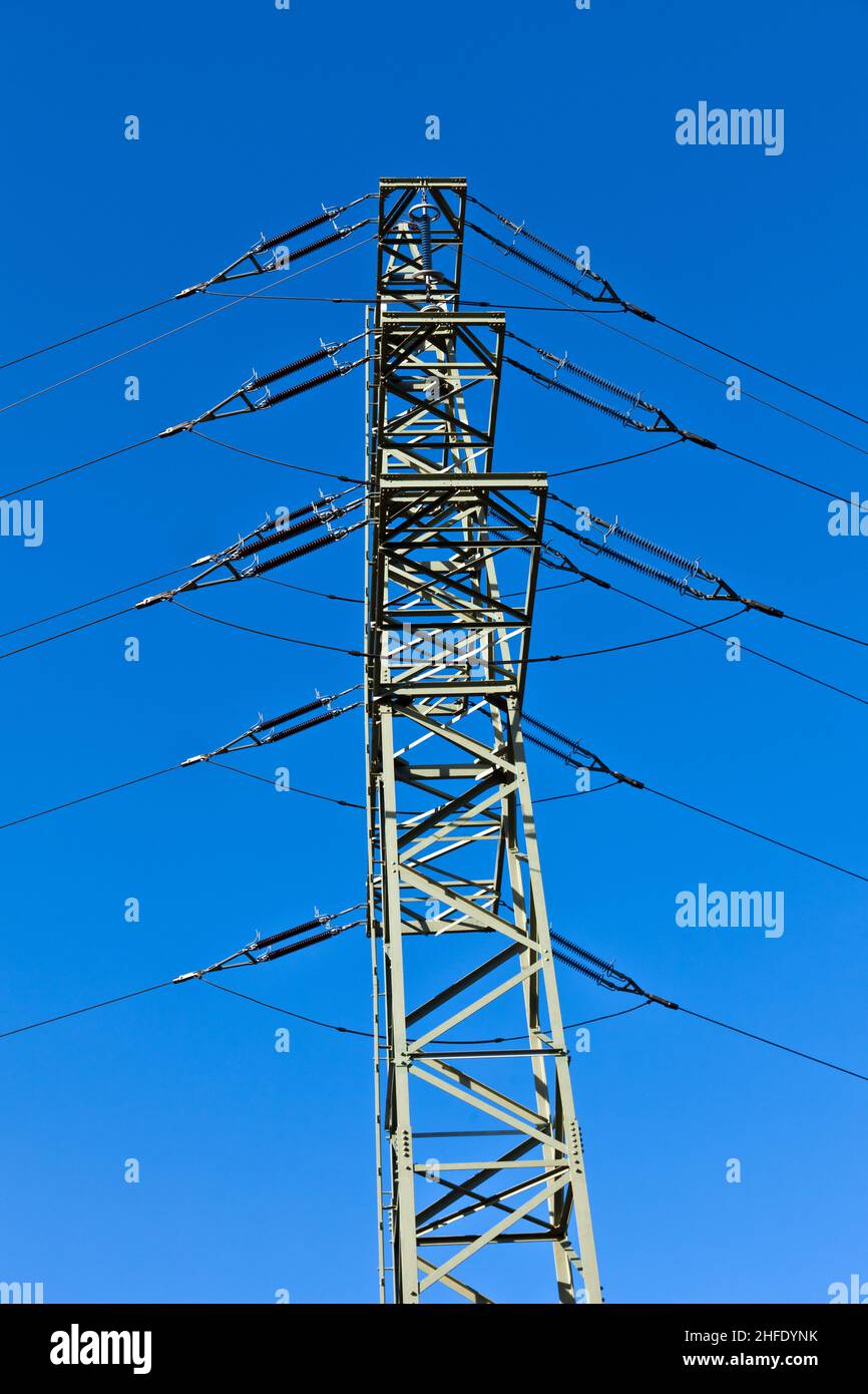 electrical tower in Industry park Stock Photo - Alamy