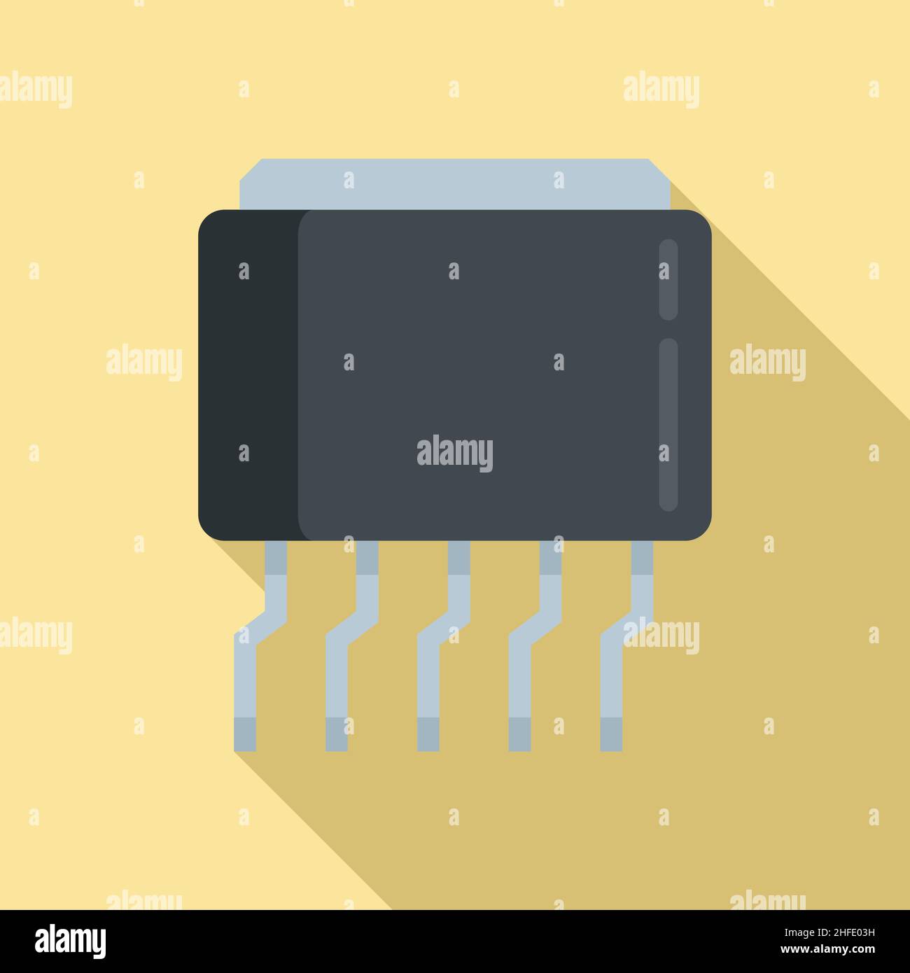 Voltage generator icon flat vector. Electric regulator. Power ...