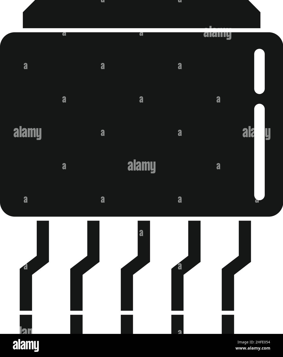 Voltage generator icon simple vector. Electric regulator. Power ...