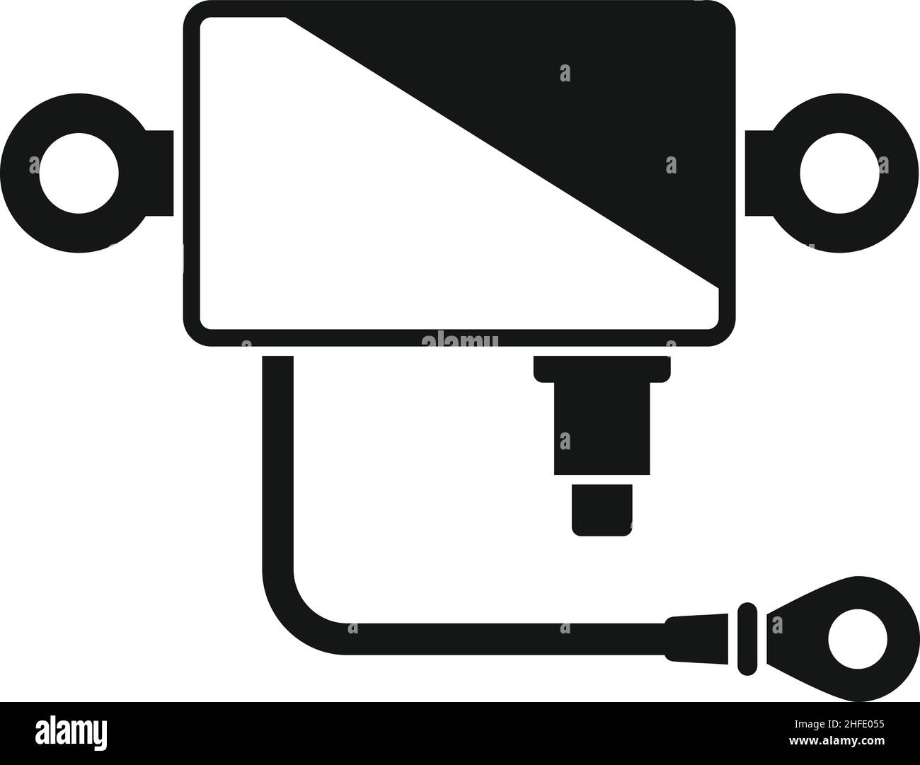 Voltage controller icon simple vector. Electric regulator. Power ...
