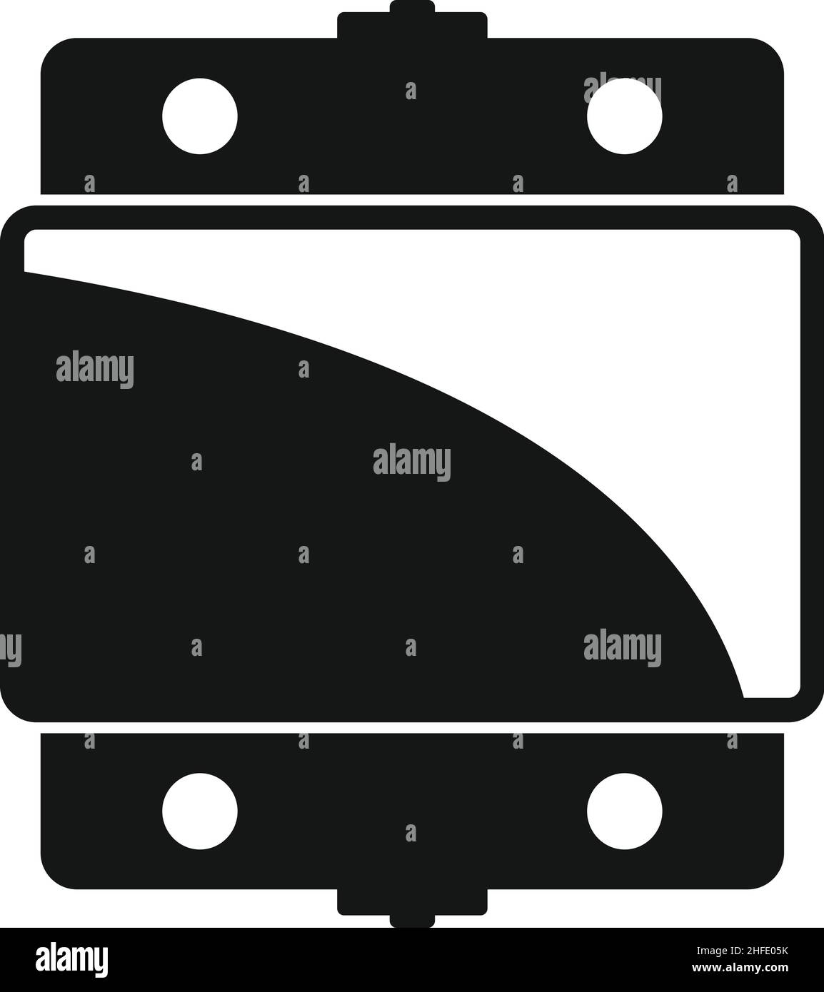 Industry voltage regulator icon simple vector. Power stabilizer ...