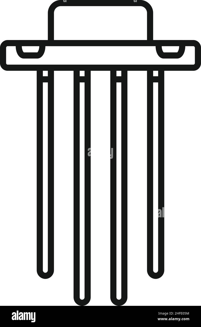 Voltage regulator icon outline vector. Electric stabilizer. Power ...