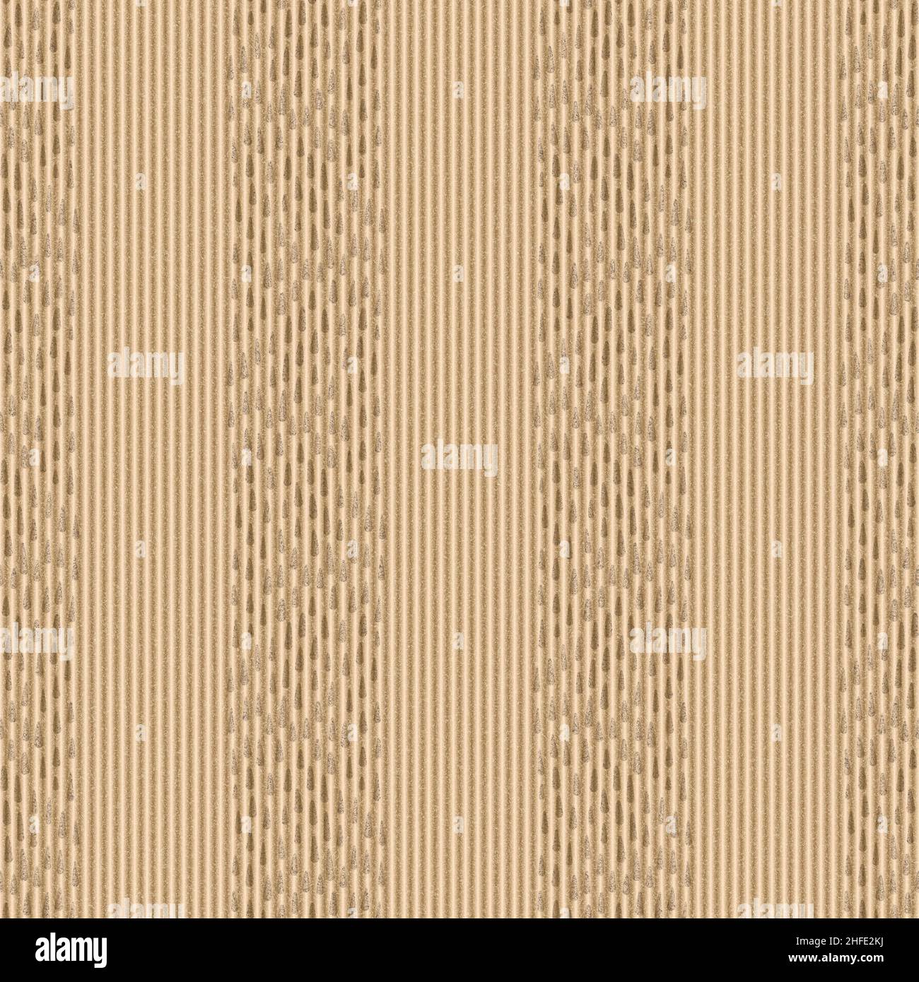 Ecru recycled corrugated pulp card paper texture. Ribbed plain neutral ...