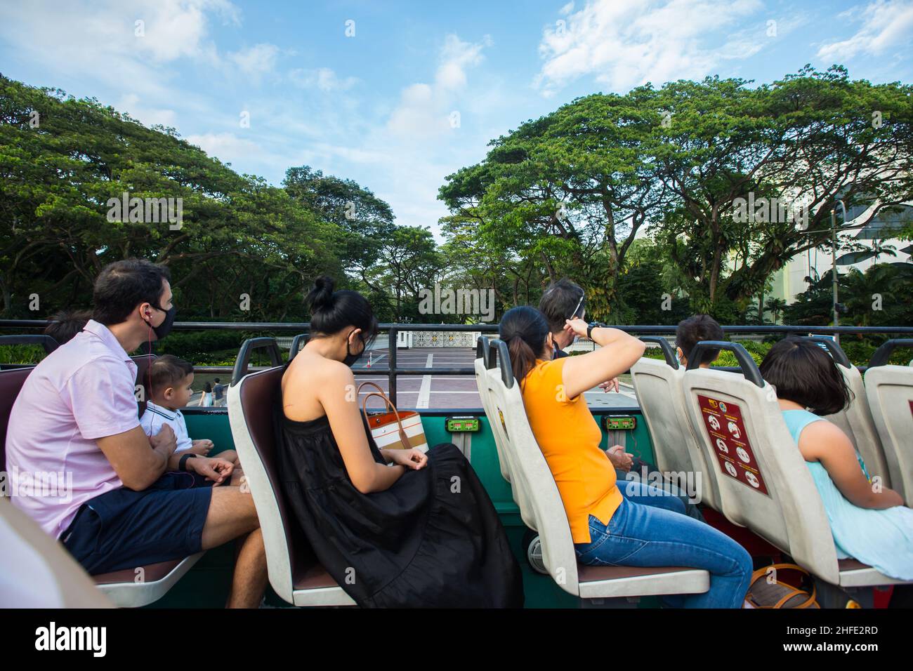 Travelling to office on bus hi-res stock photography and images - Alamy