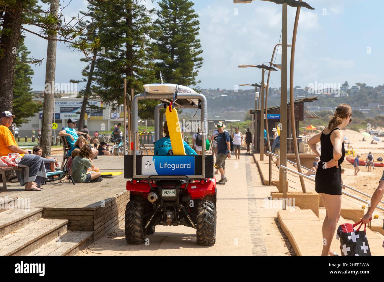 Australian lifeguard service and buggy at Dee Why Beach in Sydney, NSW ...