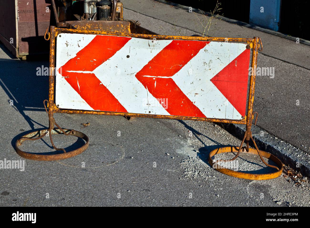 Deviation sign hi-res stock photography and images - Alamy