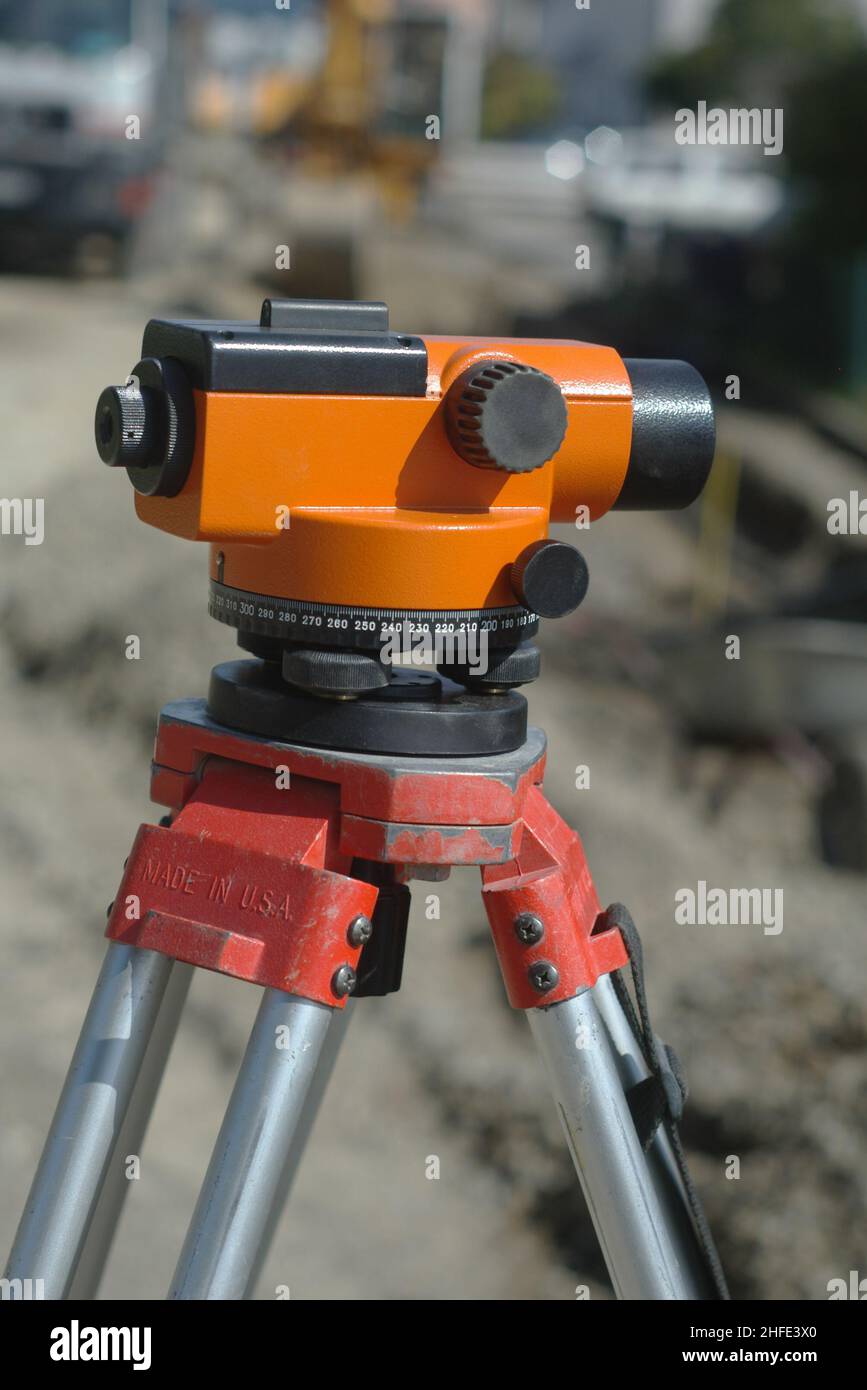 Surveying points hi-res stock photography and images - Alamy