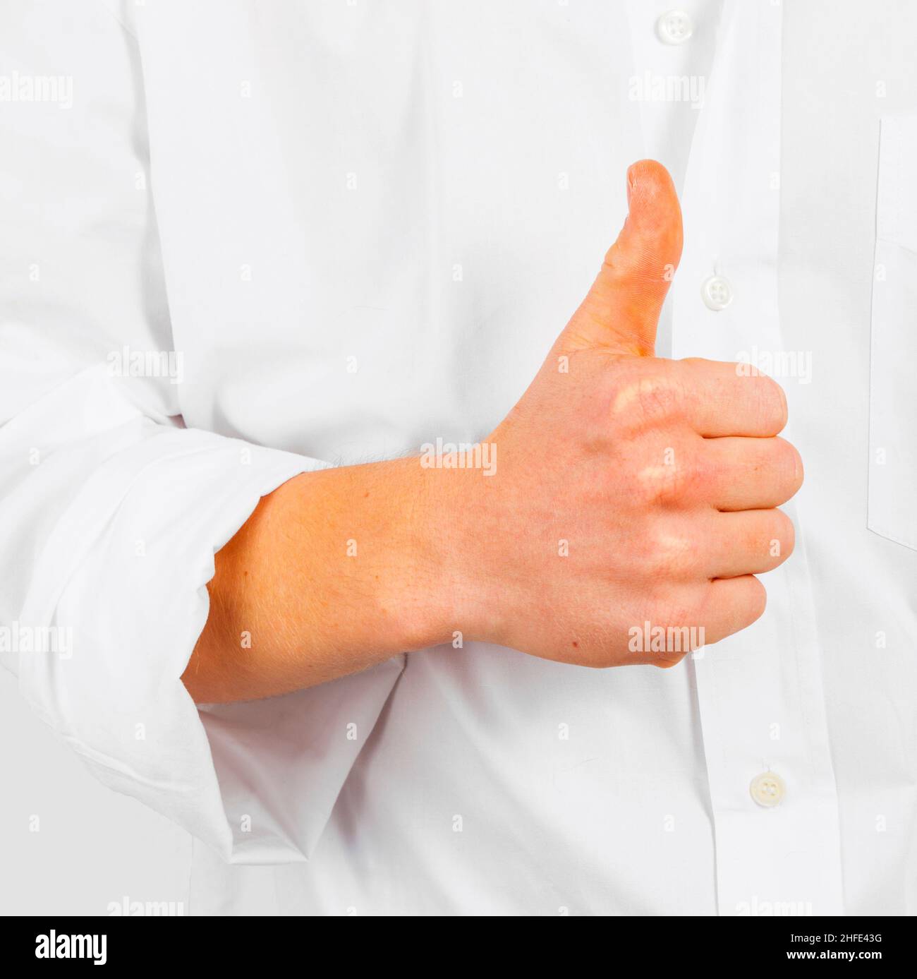 Smiling boy showing like hi-res stock photography and images - Alamy