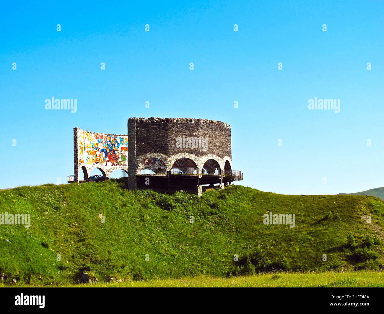 Soviet Monument to Russo-Georgian Friendship Stock Photo - Alamy