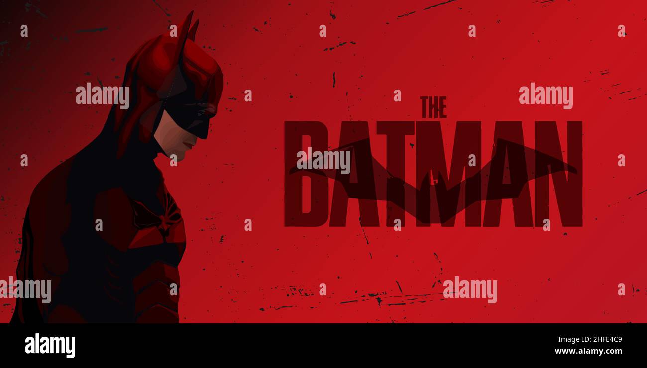 Batman the Superhero from the DC comics Stock Vector Image & Art - Alamy