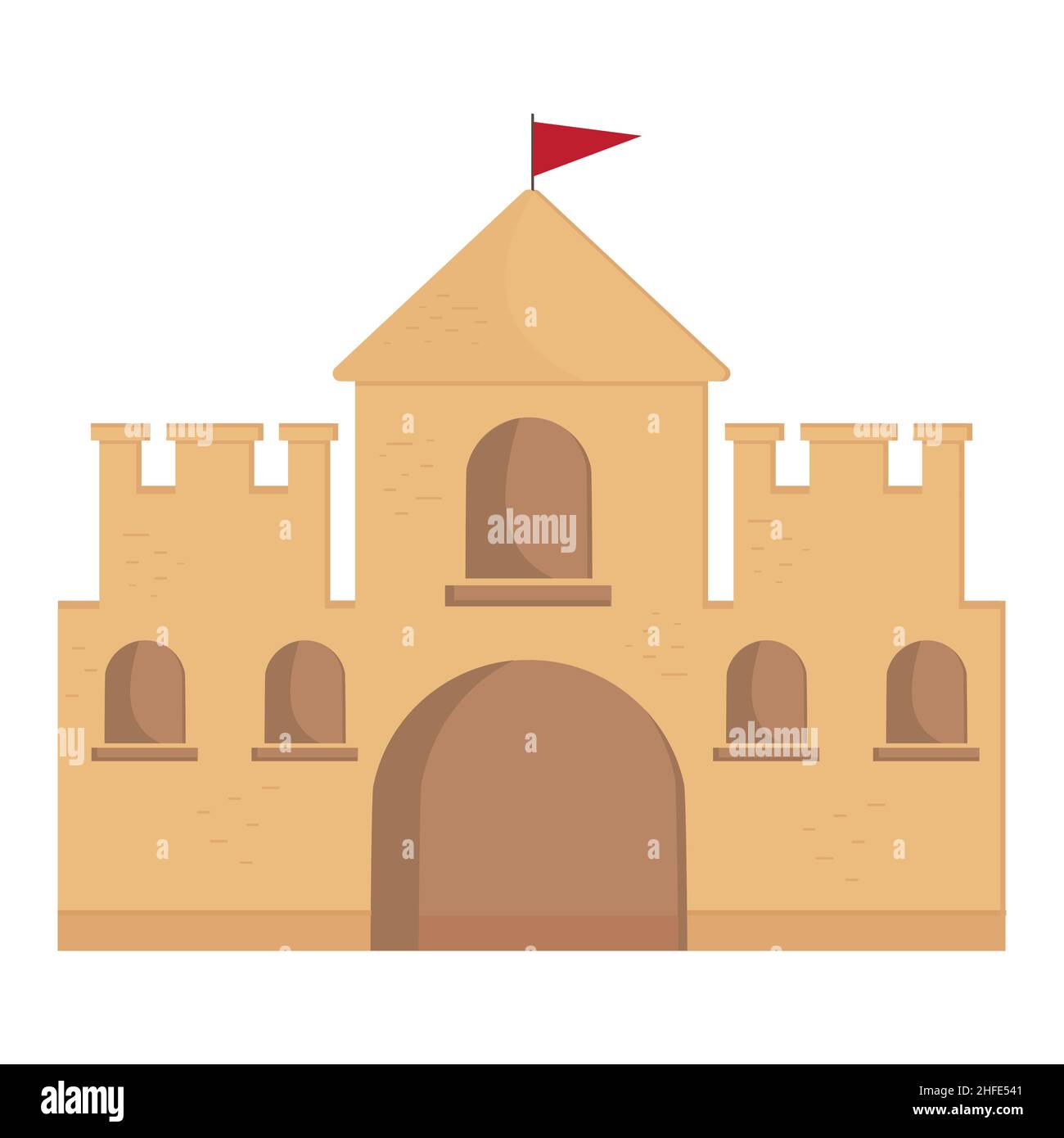 Medieval sand castle Cut Out Stock Images & Pictures - Alamy
