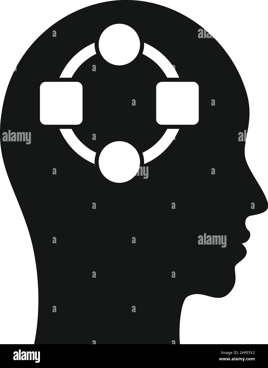 Adaptive skill icon simple vector. Business adapt. New work Stock ...