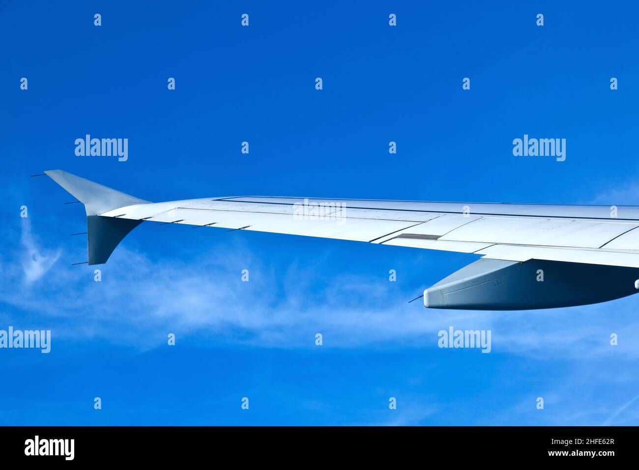 detail of aircraft wing Stock Photo - Alamy