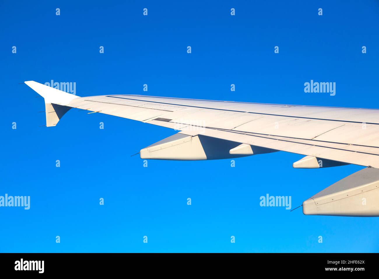 detail of aircraft wing Stock Photo - Alamy
