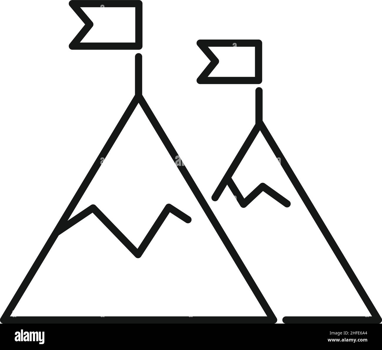 Adapt target icon outline vector. Business skill. Soft work Stock ...