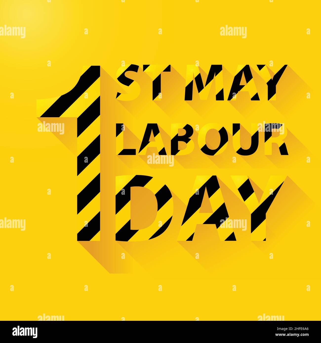 1st May Labour Day, Happy Labour day, under construction sign ...