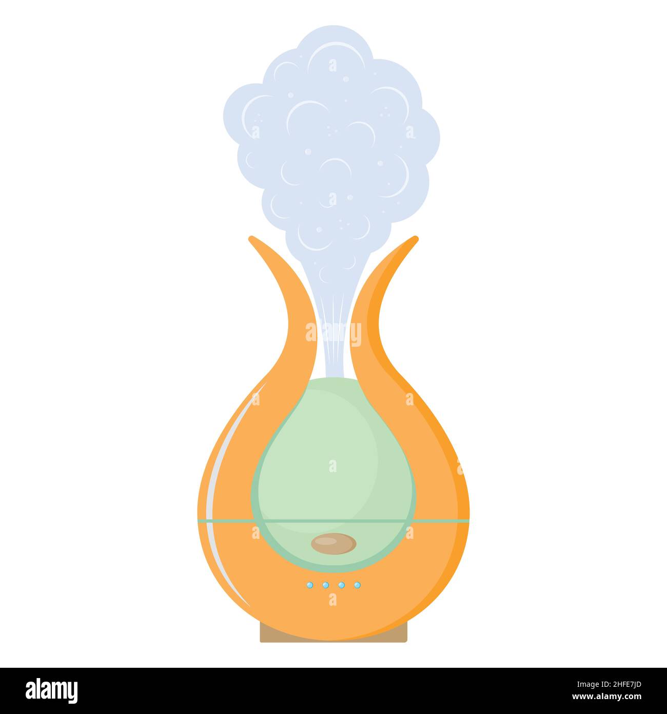 humidifier device, color isolated vector illustration Stock Vector ...